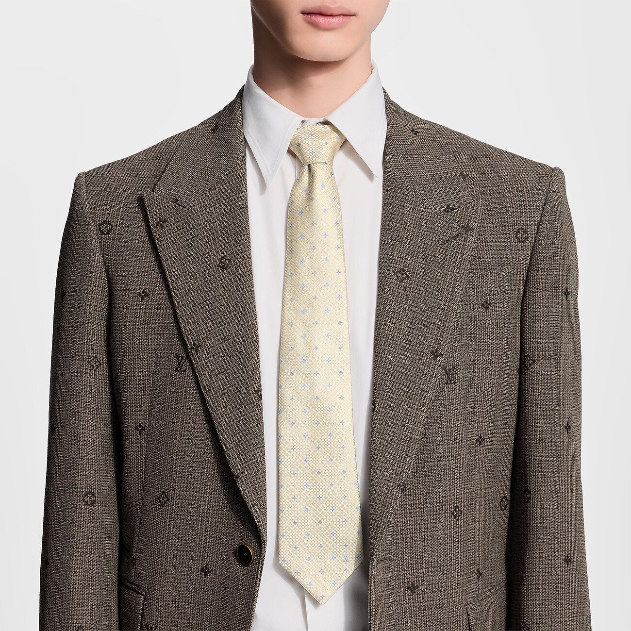 Blooming Monogram Tie S00 - Men - Accessories | LOUIS VUITTON