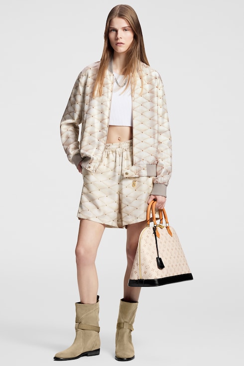 Reversible 3D Malletage Bomber Jacket - Women - Ready-to-Wear | LOUIS ...