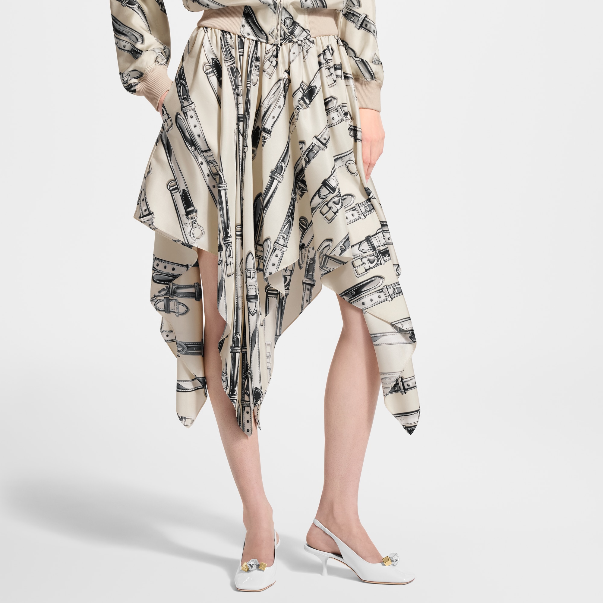 Buckle Up Handkerchief Skirt - Women - New In Women | LOUIS VUITTON