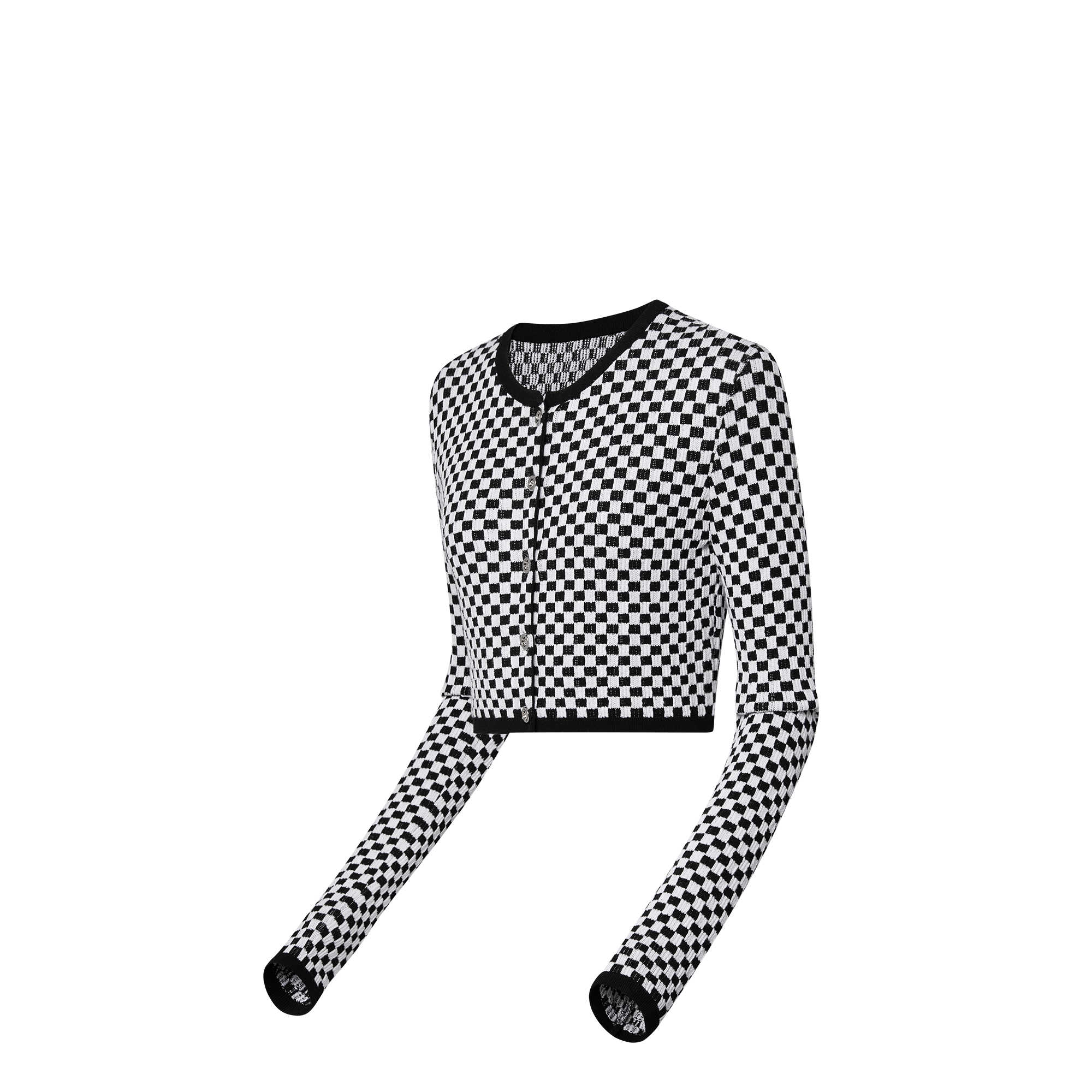 Cardigan Mini Damier en maille - Femme - Prêt-à-Porter | LOUIS VUITTON