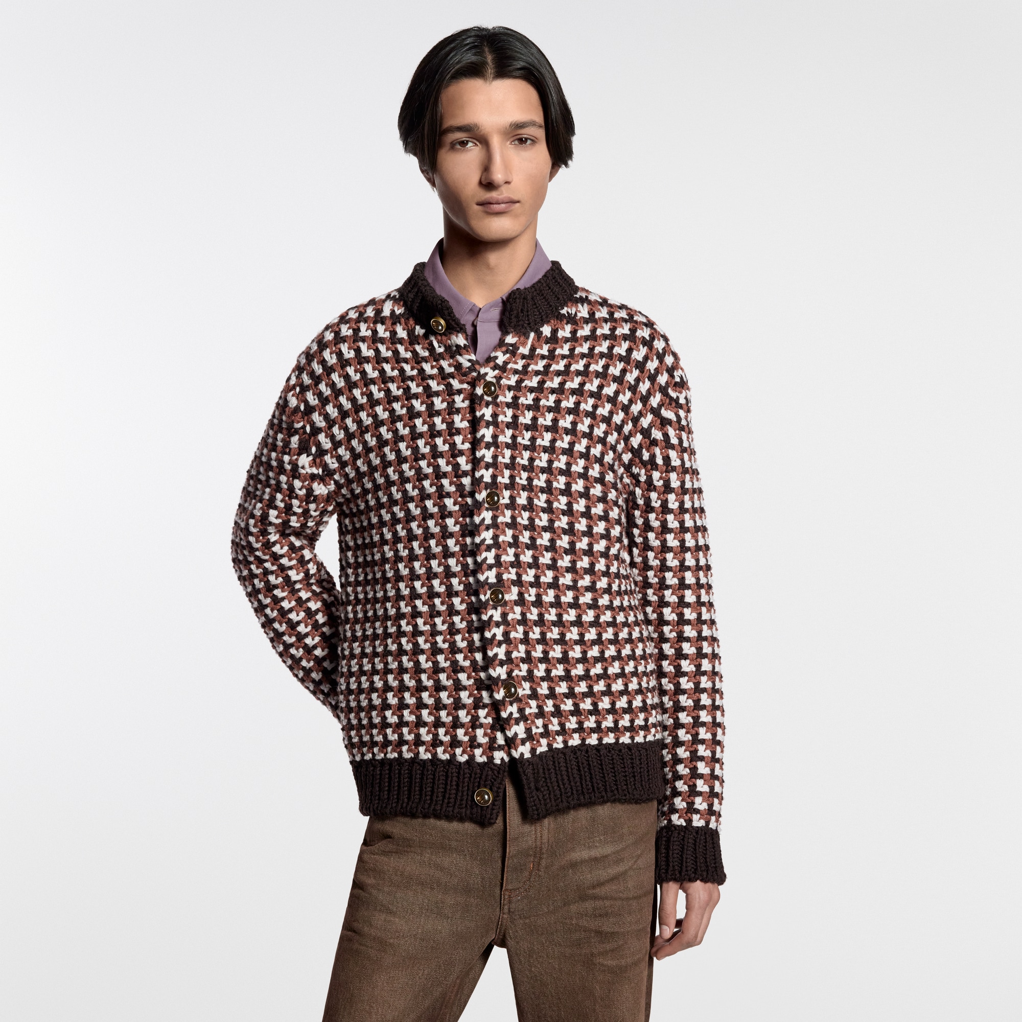 Chunky Knit Wool Cardigan - Men - Ready-to-Wear | LOUIS VUITTON