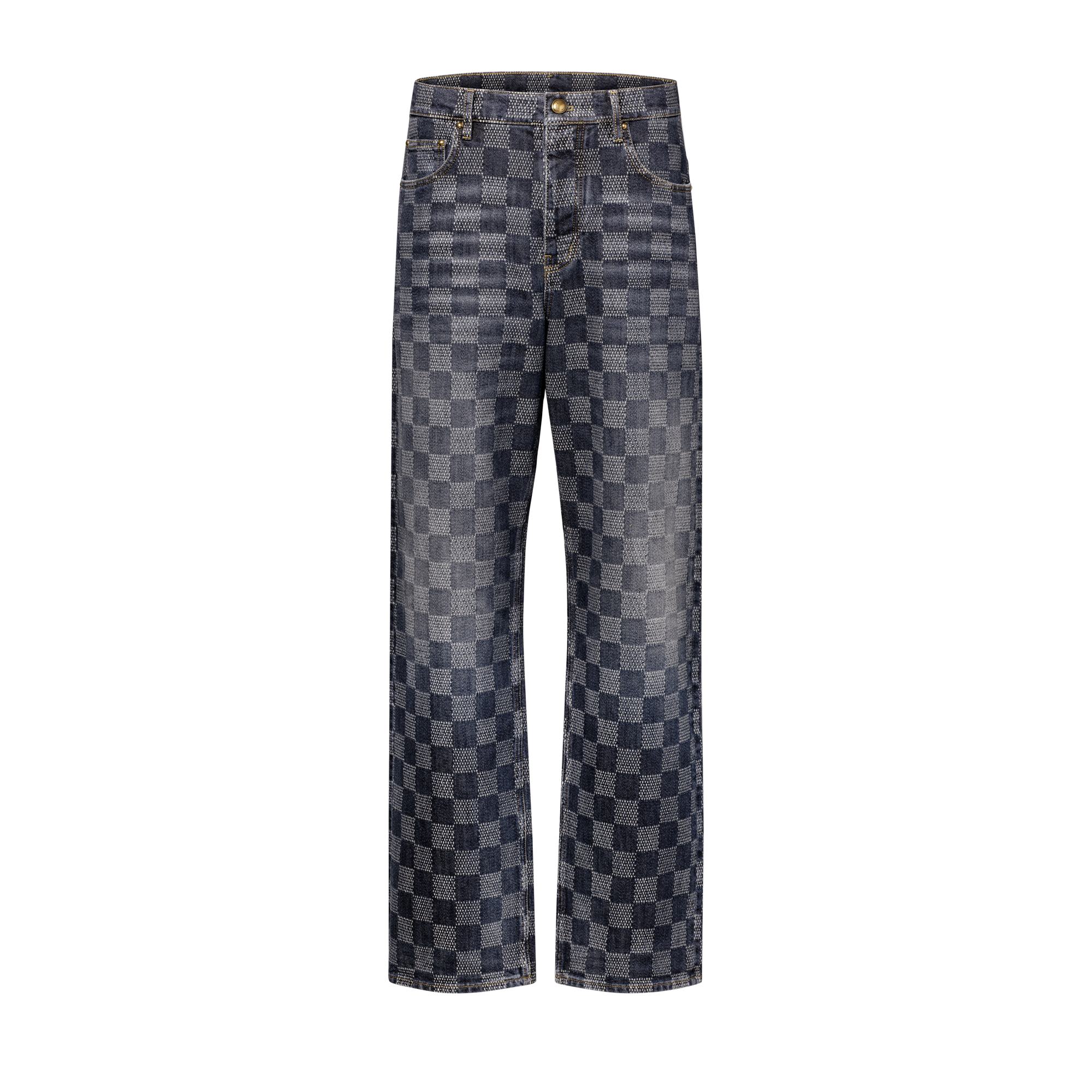 Damier Denim Skate Pants - Men - Ready-to-Wear | LOUIS VUITTON