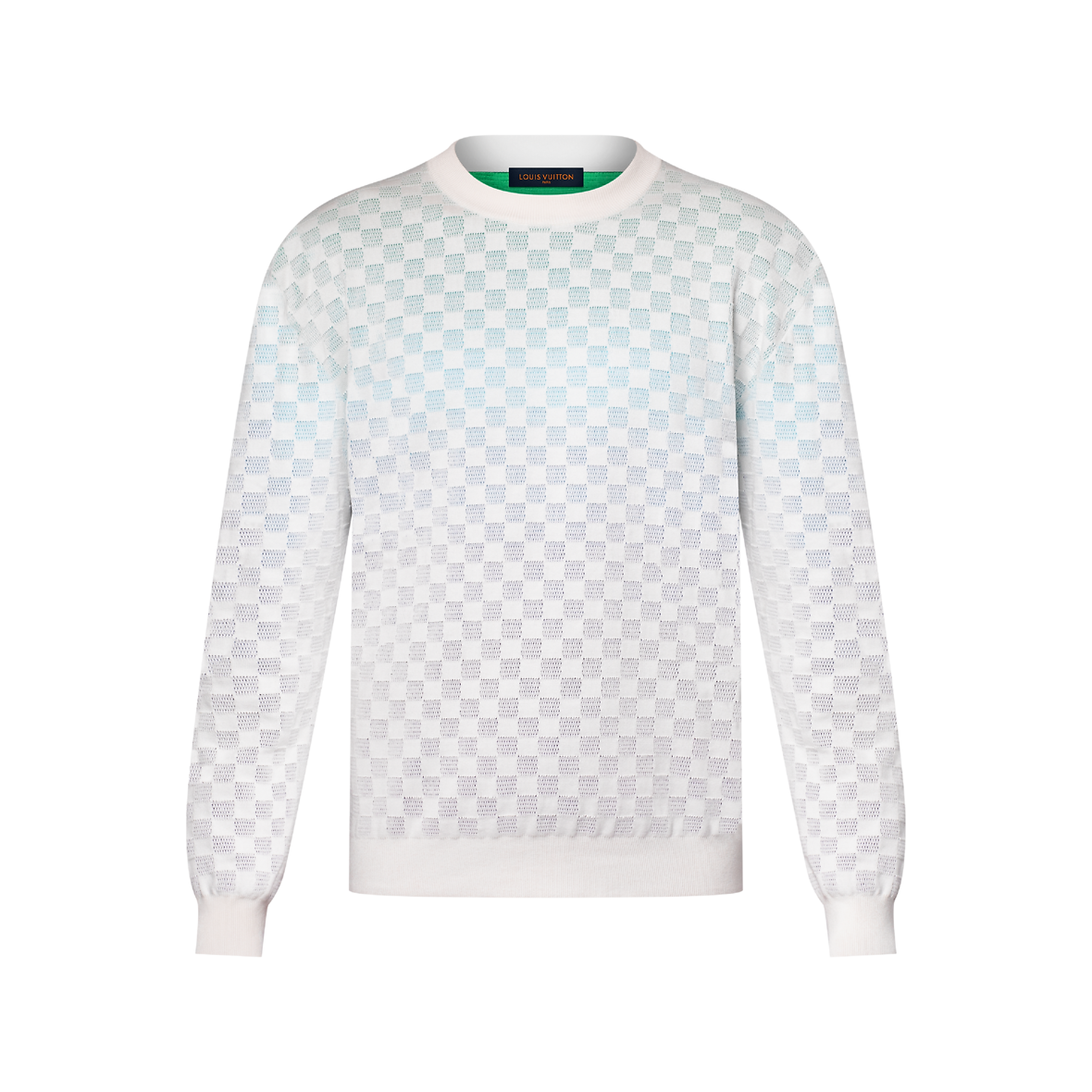 Damier Gradient Jacquard Pullover - Men - Ready-to-Wear | LOUIS VUITTON