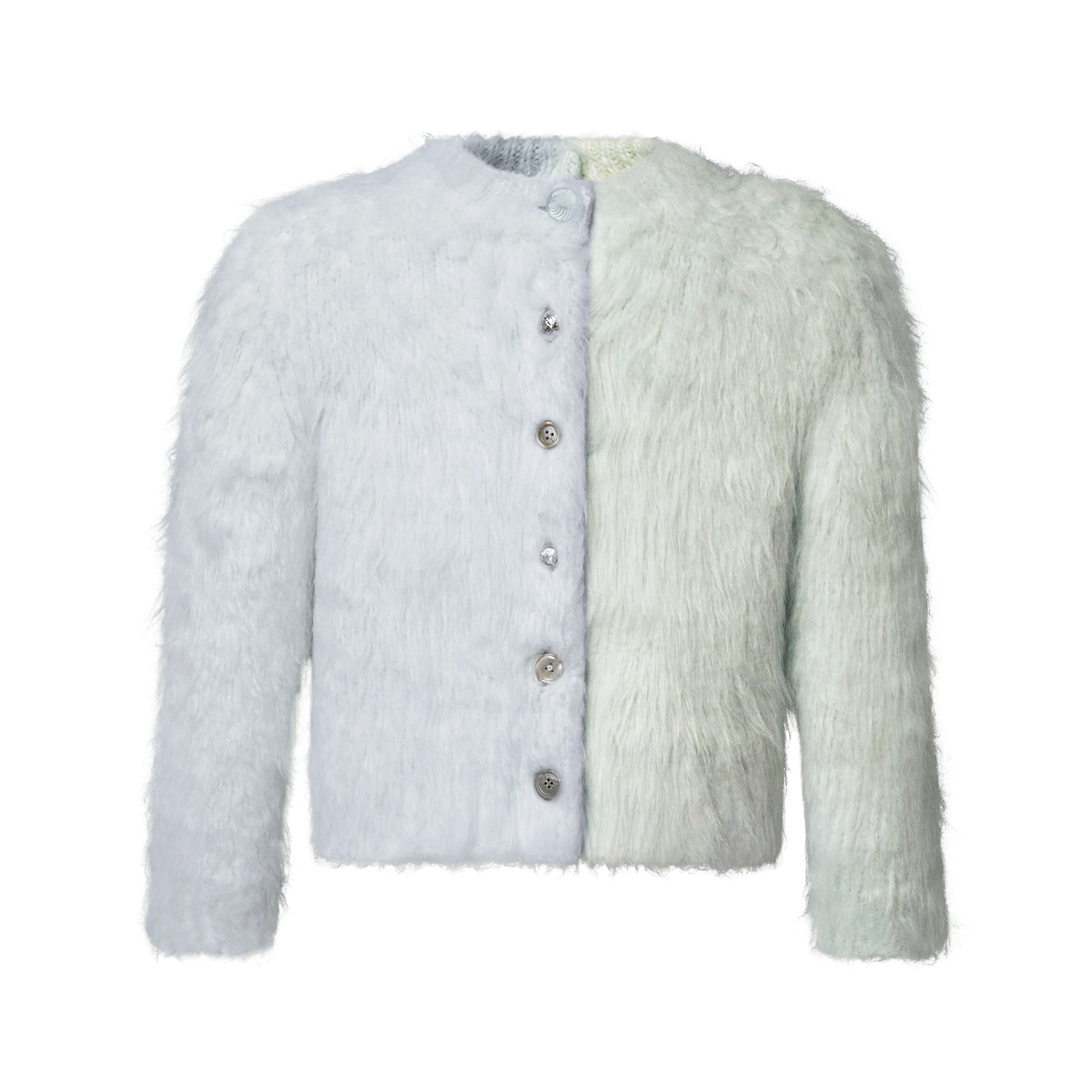 Double Jewel Button Brushed Cardigan - Women - Ready-to-Wear | LOUIS ...