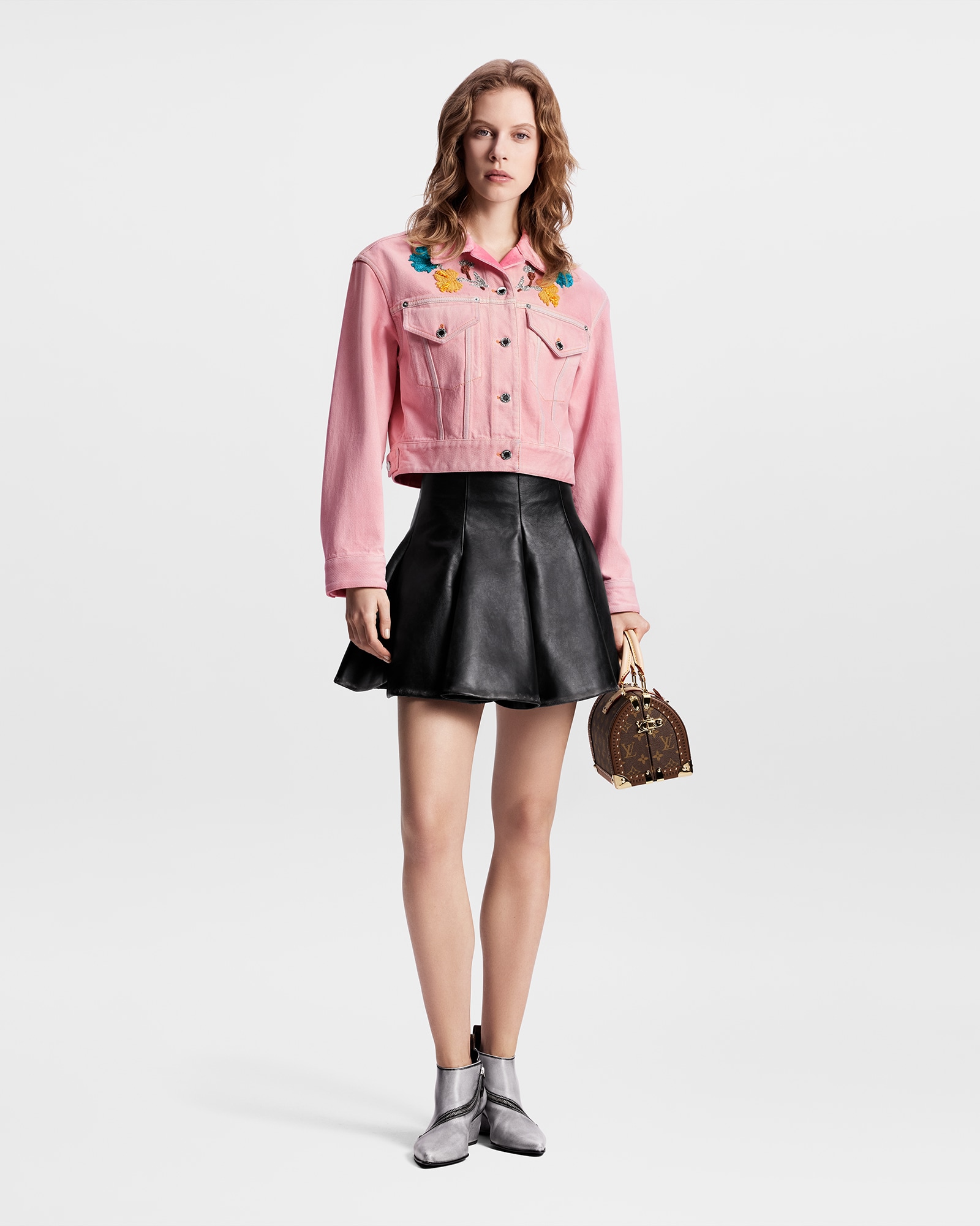 Embroidered Accent Denim Jacket - Women - Ready-to-Wear | LOUIS VUITTON