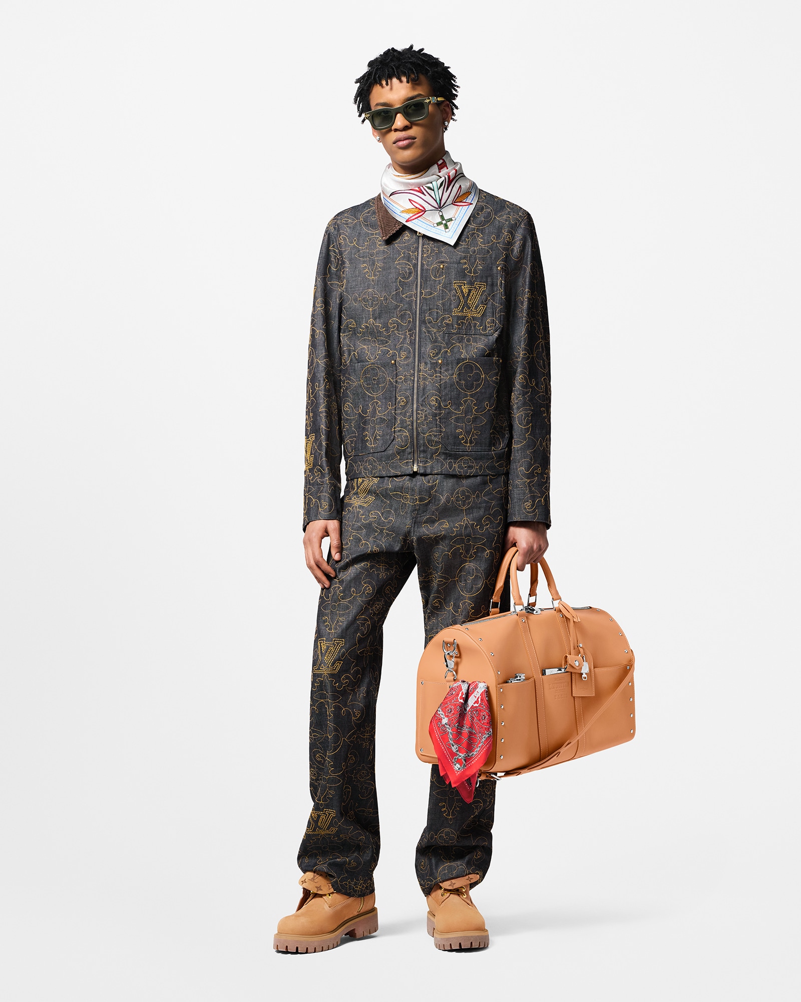 Embroidered Denim Workwear Jacket - Men - Ready-to-Wear | LOUIS VUITTON