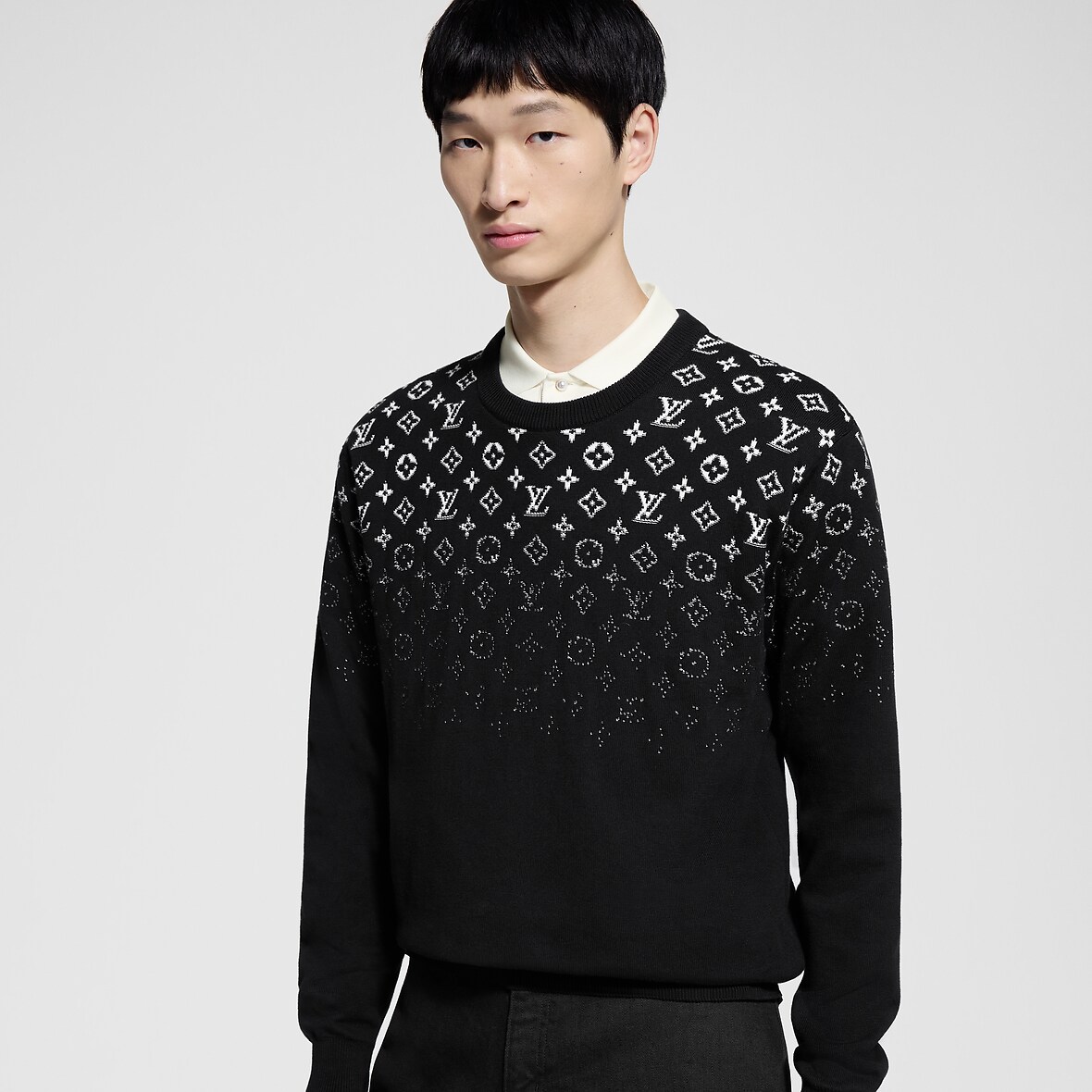 Gradient Cotton Crewneck - Men - Ready-to-Wear | LOUIS VUITTON