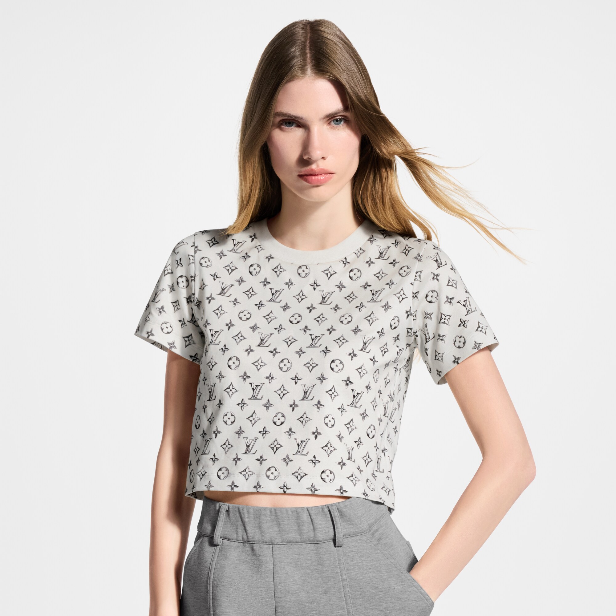 Haut court Monogram Chrome - Femme - Prêt-à-Porter | LOUIS VUITTON
