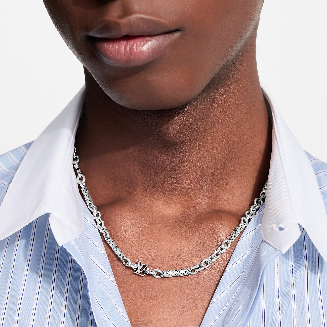 LV Bambou Chain Necklace S00 - Men - Fashion Jewelry | LOUIS VUITTON