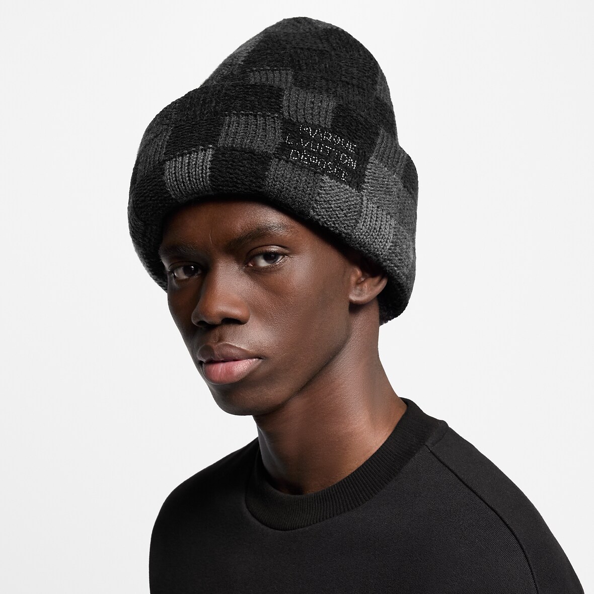 LV Crush Damoflage Beanie S00 - Men - Accessories | LOUIS VUITTON
