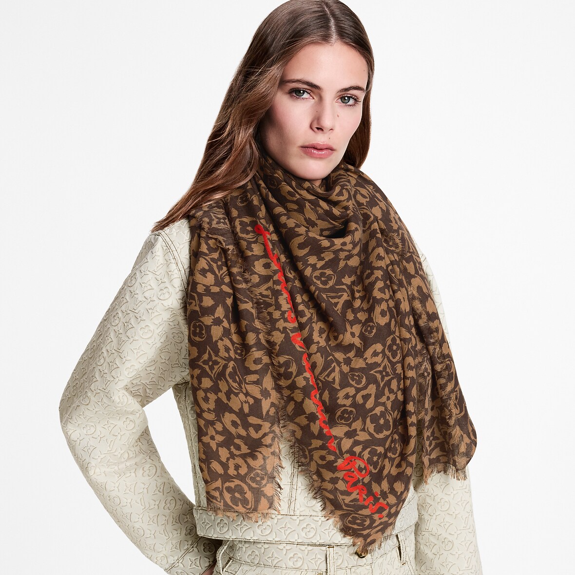 LV Safari Stole S00 - Women - Accessories | LOUIS VUITTON