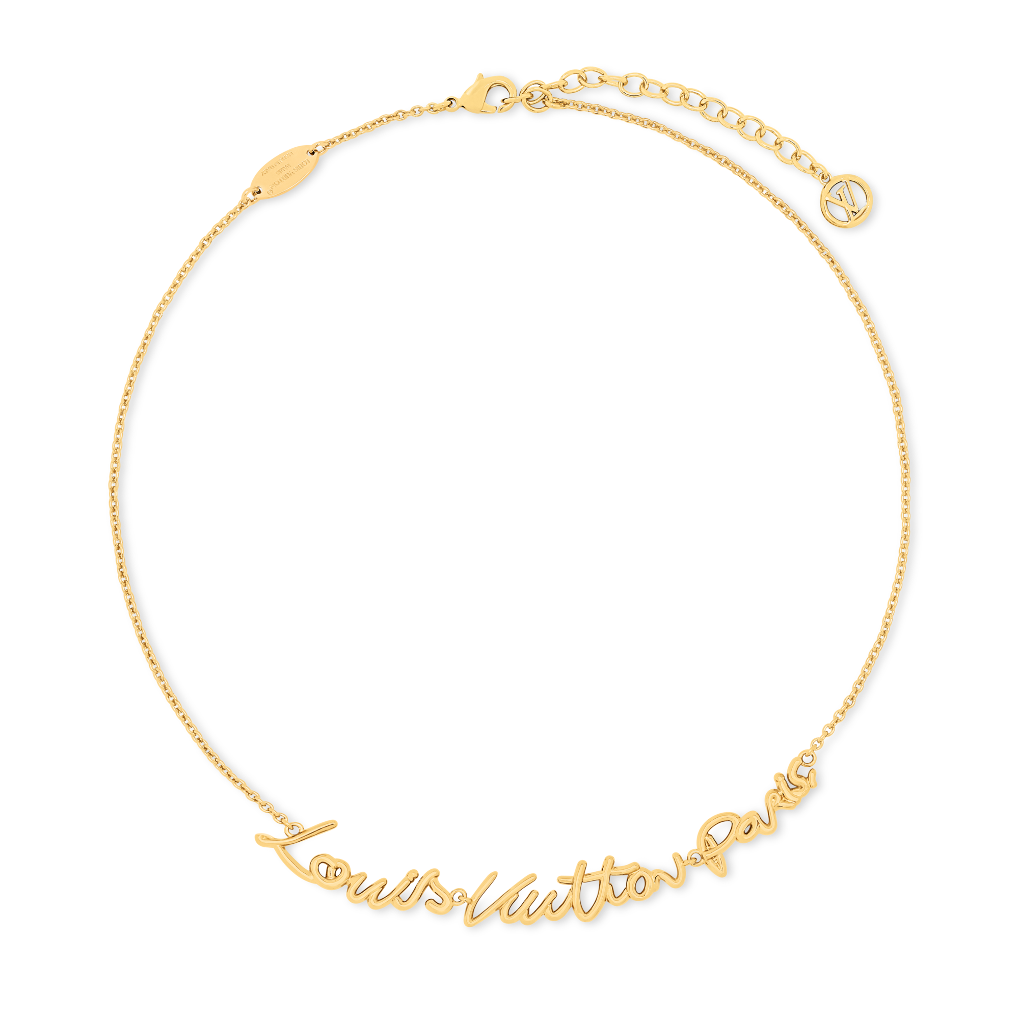 LV Script Necklace S00 - Women - Fashion Jewelry | LOUIS VUITTON