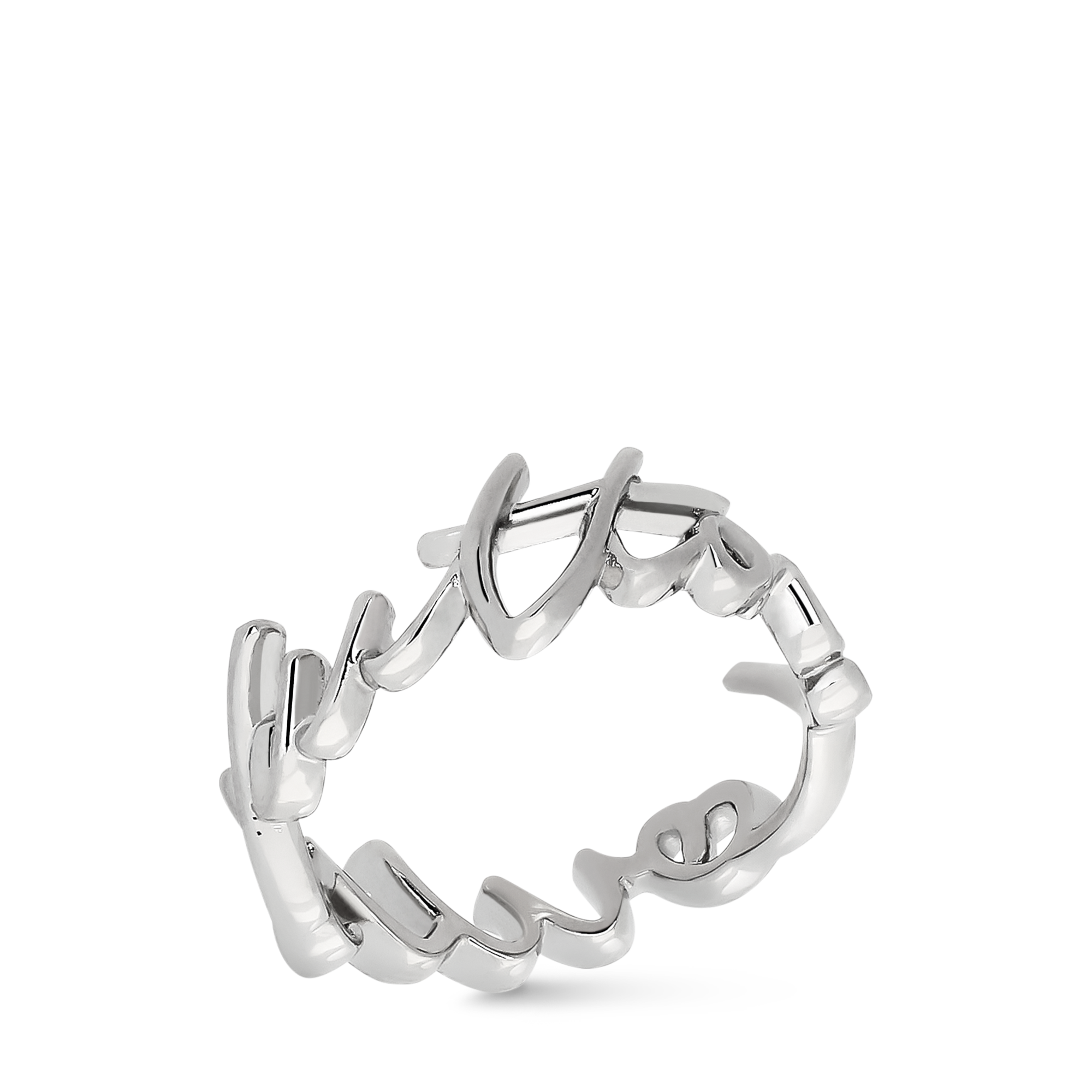 LV Script Ring S00 - Femme - Bijoux Fantaisie | LOUIS VUITTON