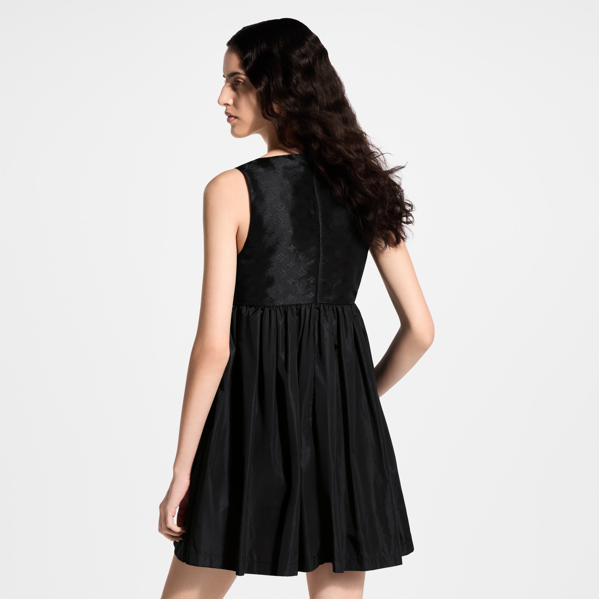 Monogram Accent Babydoll Dress - Women - Ready-to-Wear | LOUIS VUITTON
