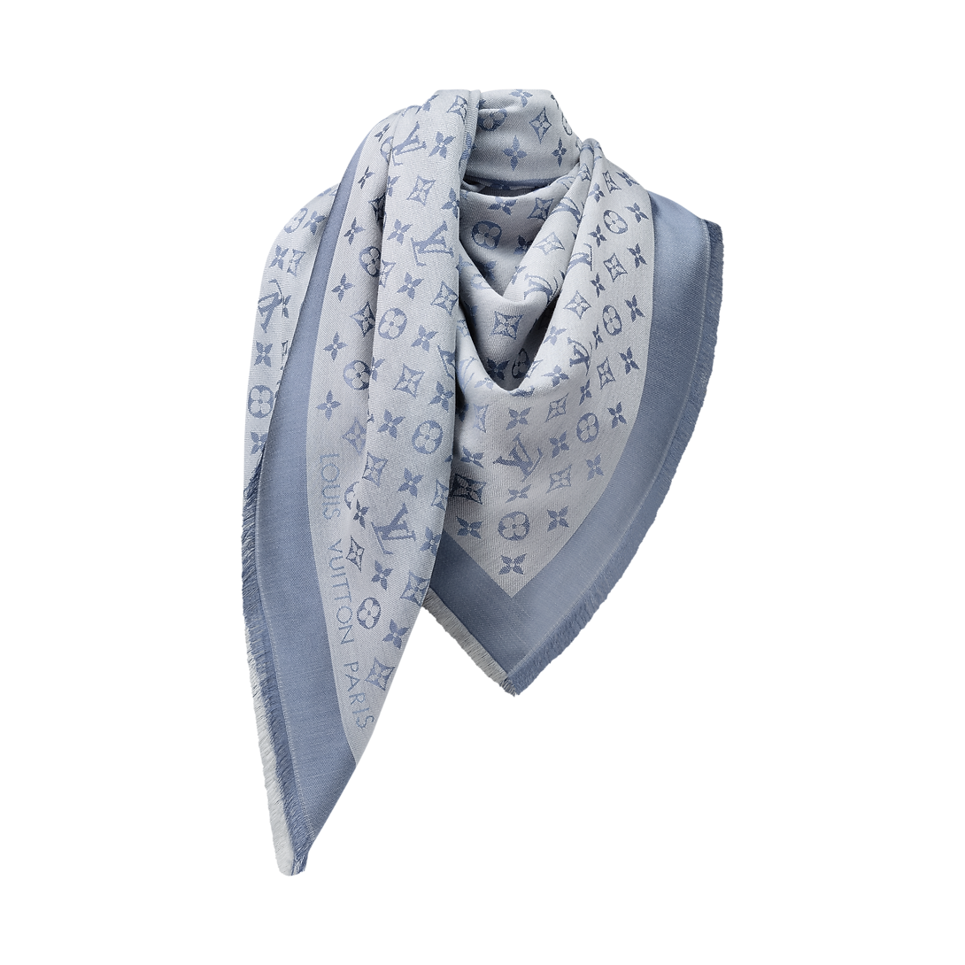 Monogram Denim Shawl S00 - Women - Accessories | LOUIS VUITTON