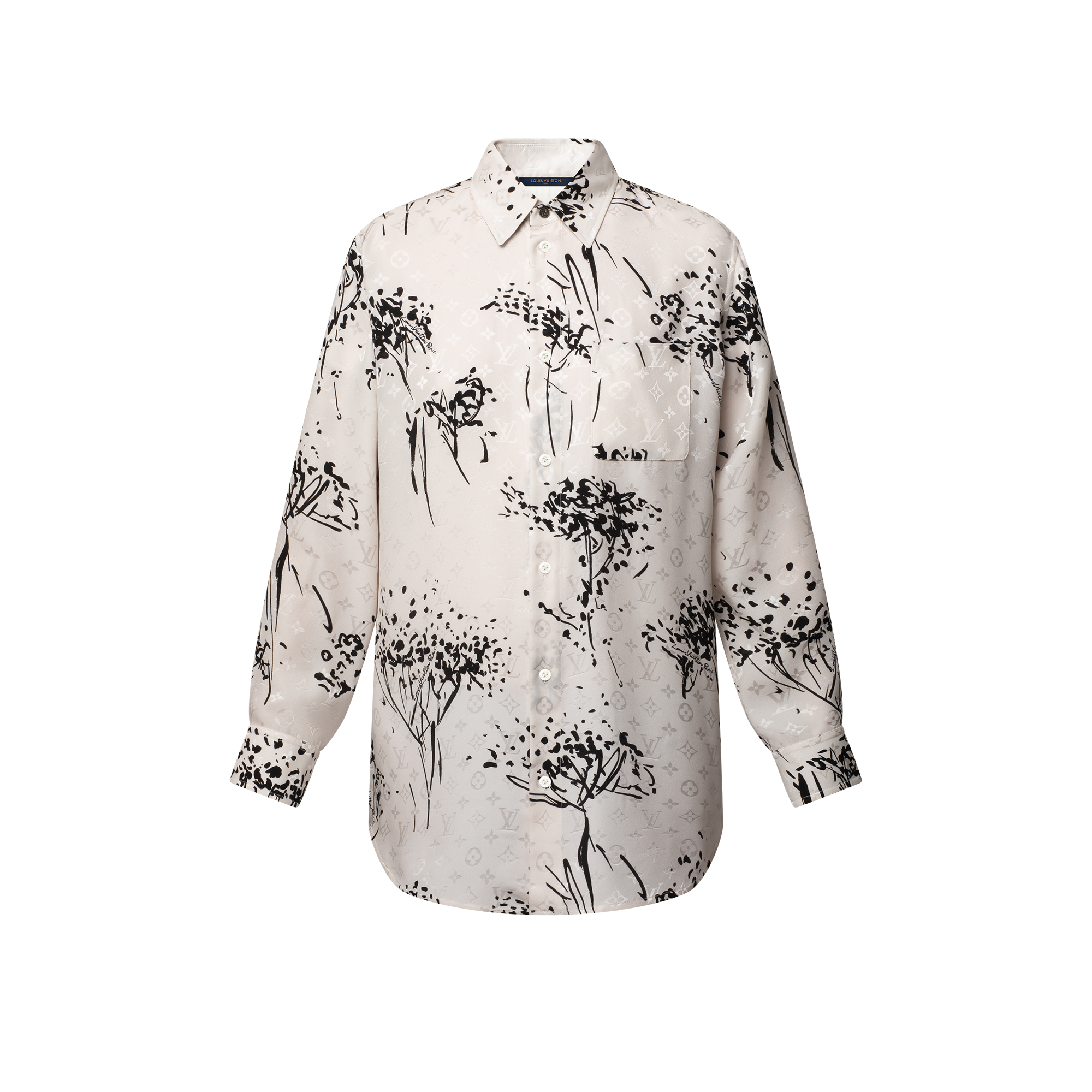 Monogram Tree Silk Shirt - Femme - Prêt-à-Porter | LOUIS VUITTON