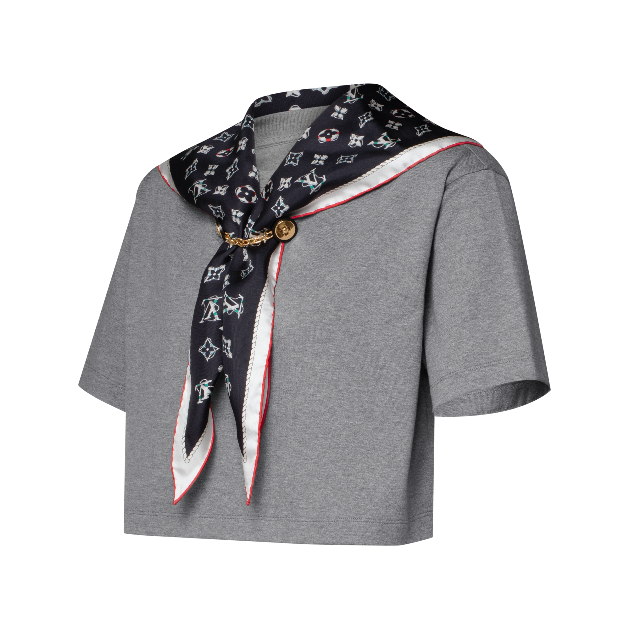 Nautical Scarf Crop Top - Women - Ready-to-Wear | LOUIS VUITTON
