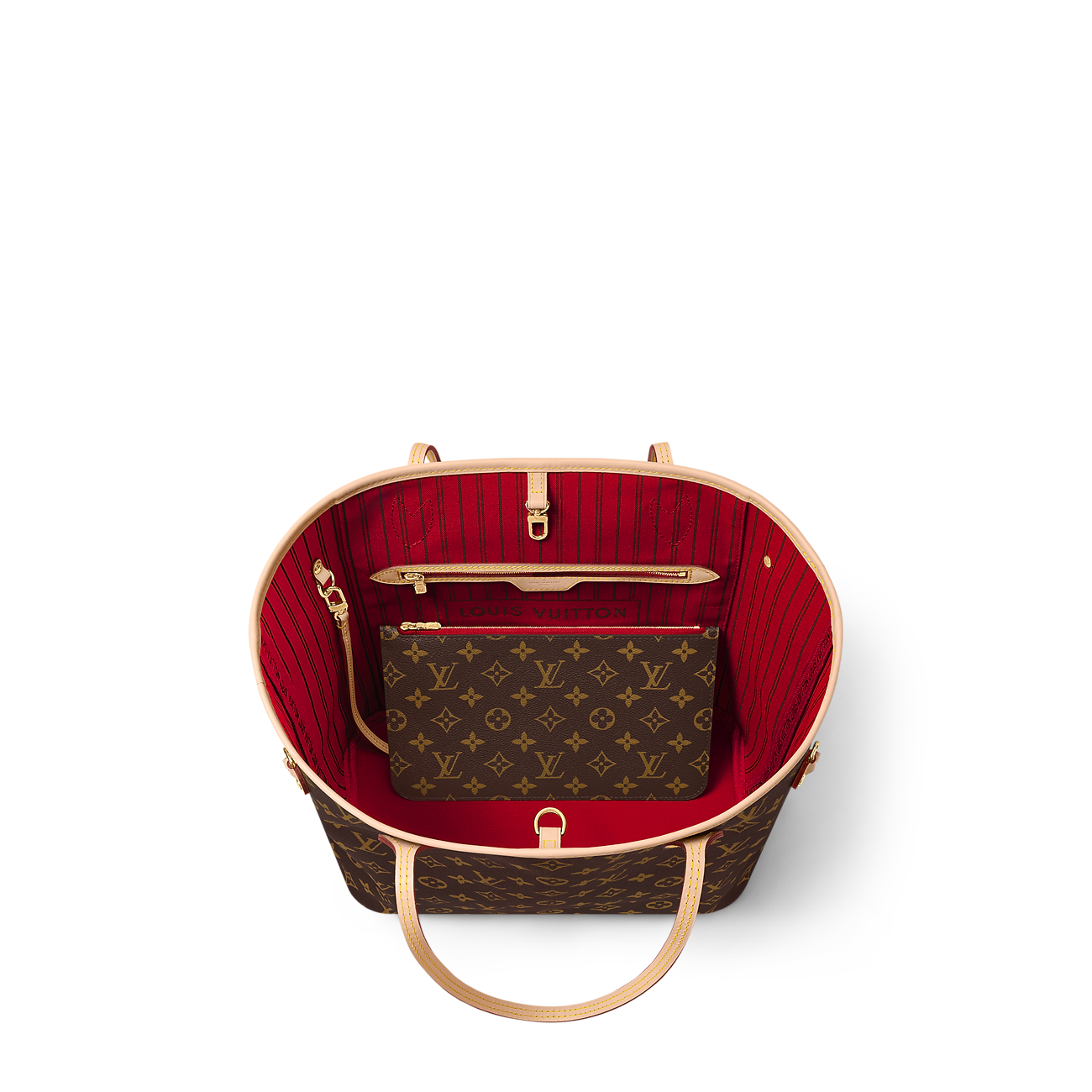 Neverfull MM Monogram Tote with Colored Interior | LOUIS VUITTON