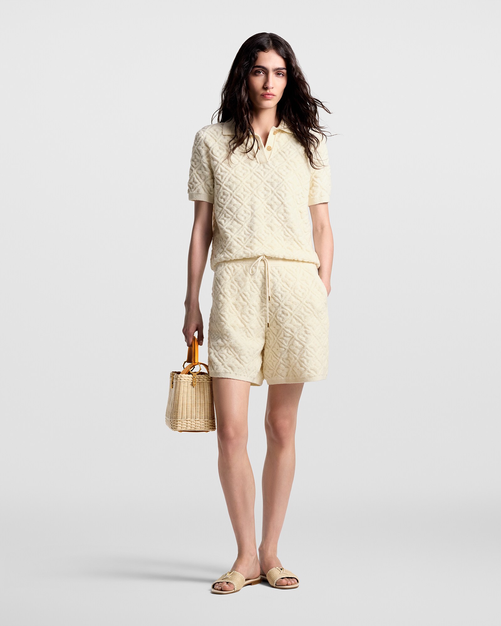 Monogram Toweling Polo Top - Women - Ready-to-Wear | LOUIS VUITTON