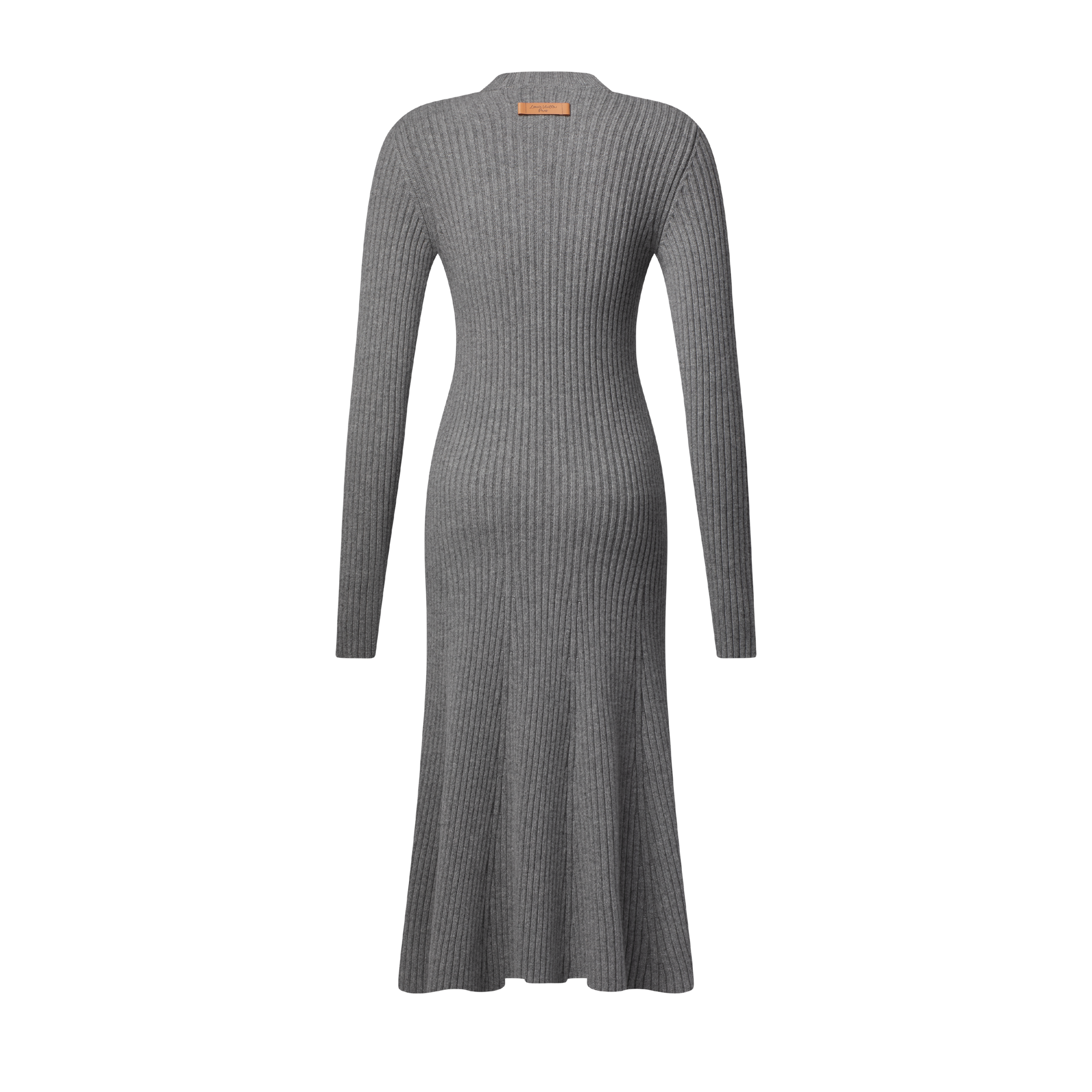 Robe maxi côtelée à manches longues - Femme - Prêt-à-Porter | LOUIS ...