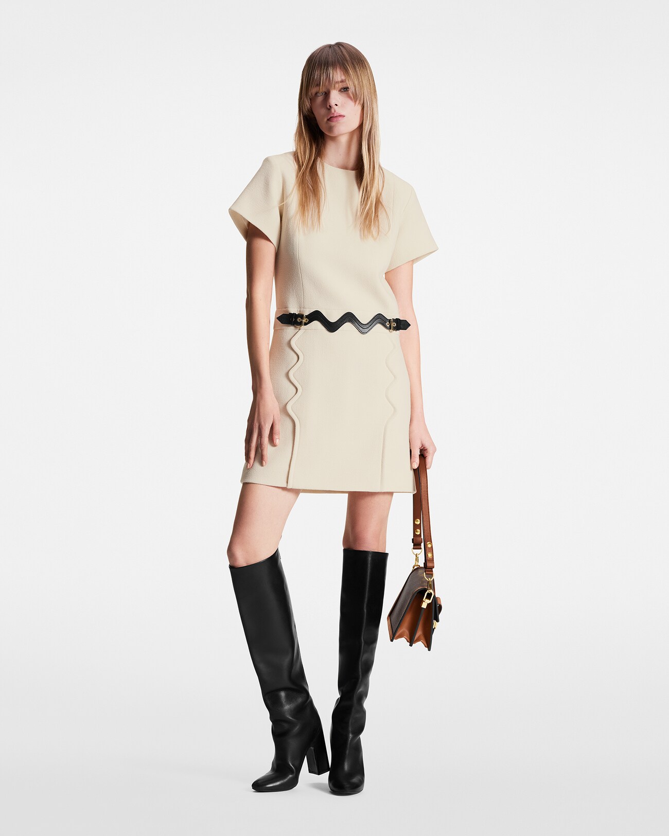 Scallop Detail A-line Dress - Women - Ready-to-Wear | LOUIS VUITTON