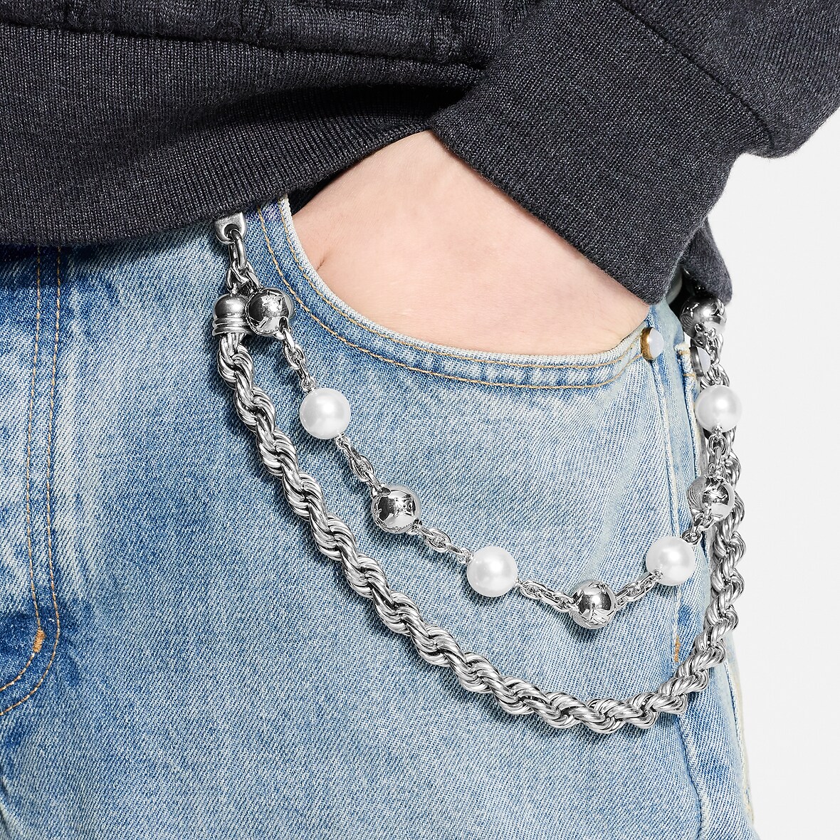 Rockabilly Chain Belt S00 - Men - Accessories | LOUIS VUITTON