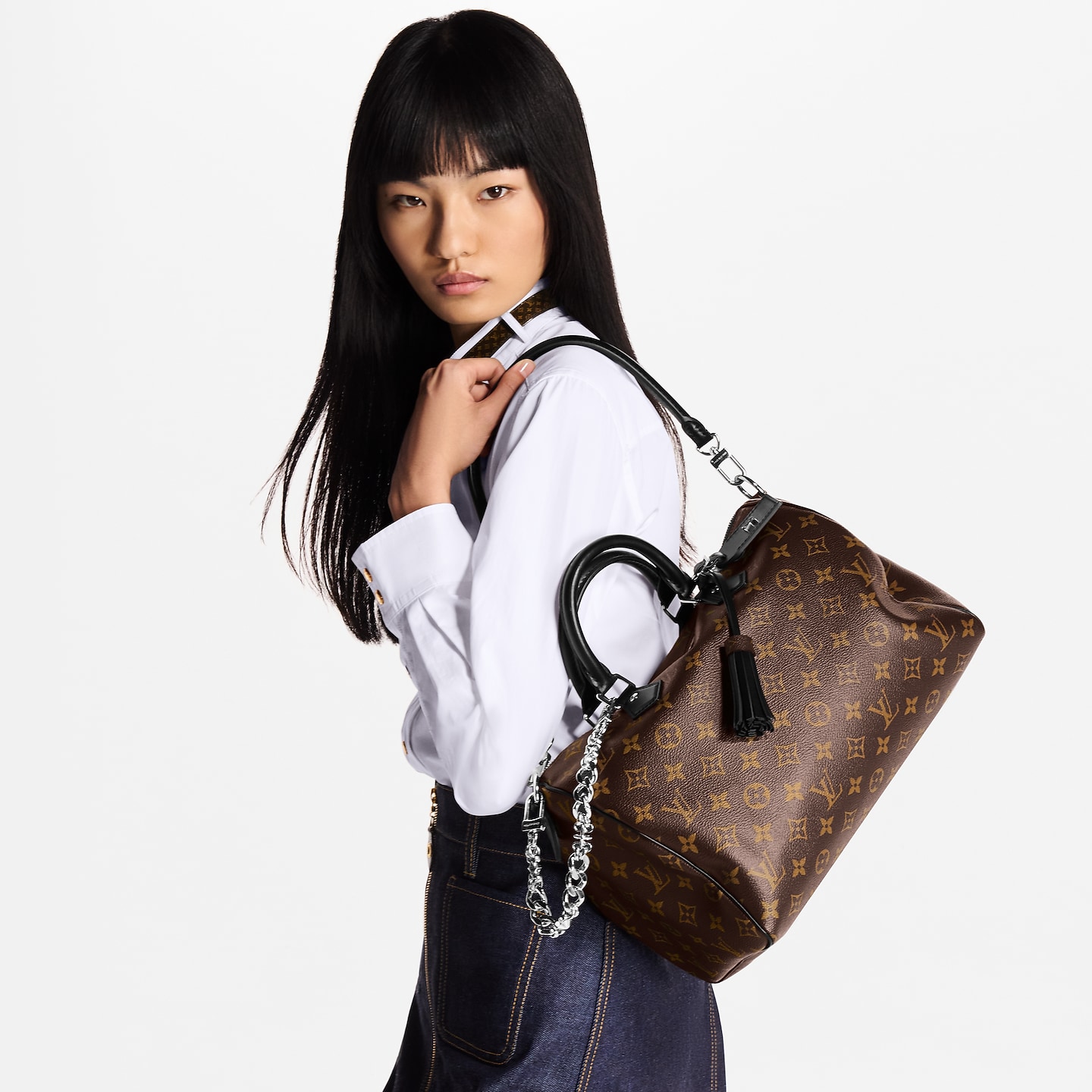 Speedy Soft 30 Dark Monogram - Women - Handbags | LOUIS VUITTON