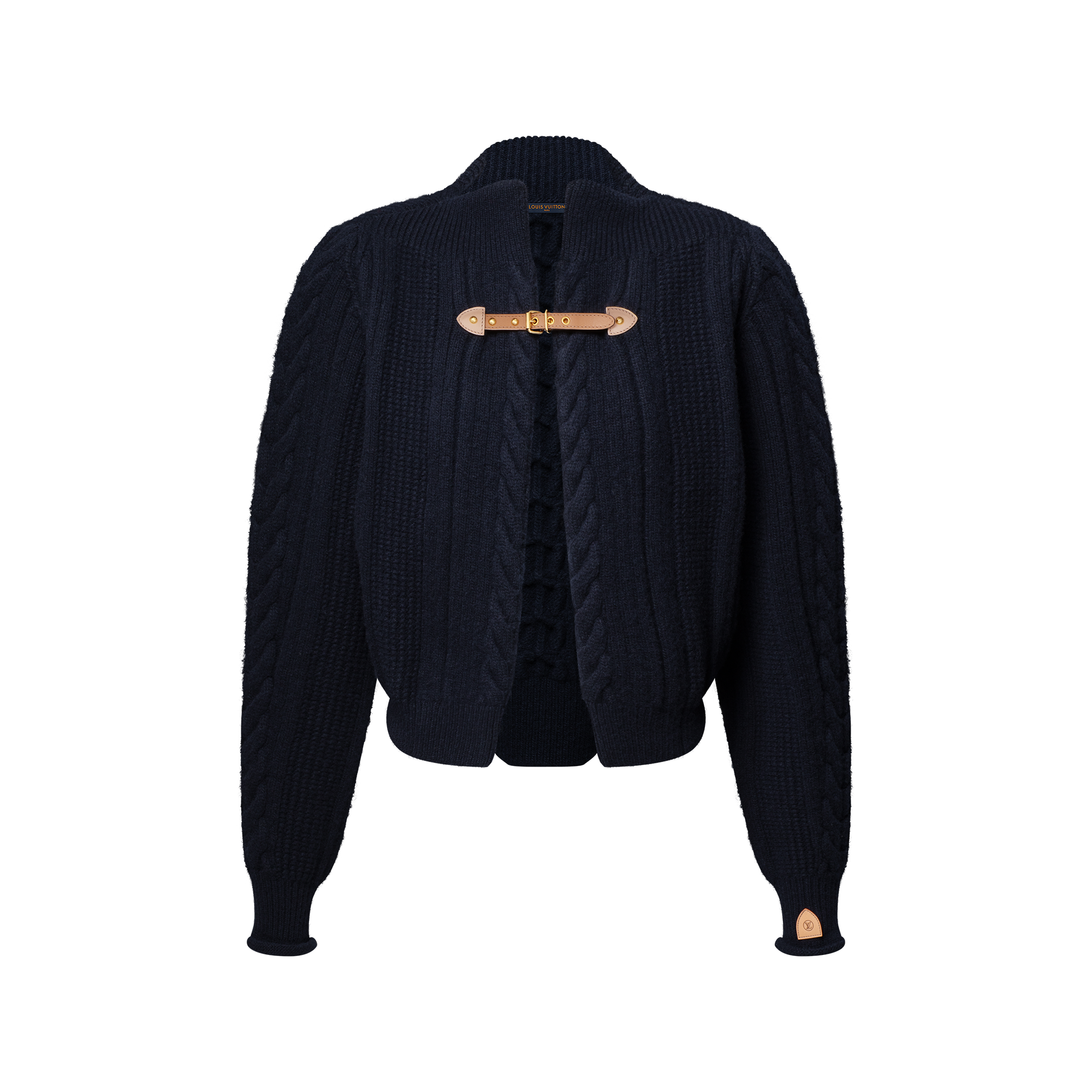 Strap Front Cable-Knit Cardigan - Women - Ready-to-Wear | LOUIS VUITTON