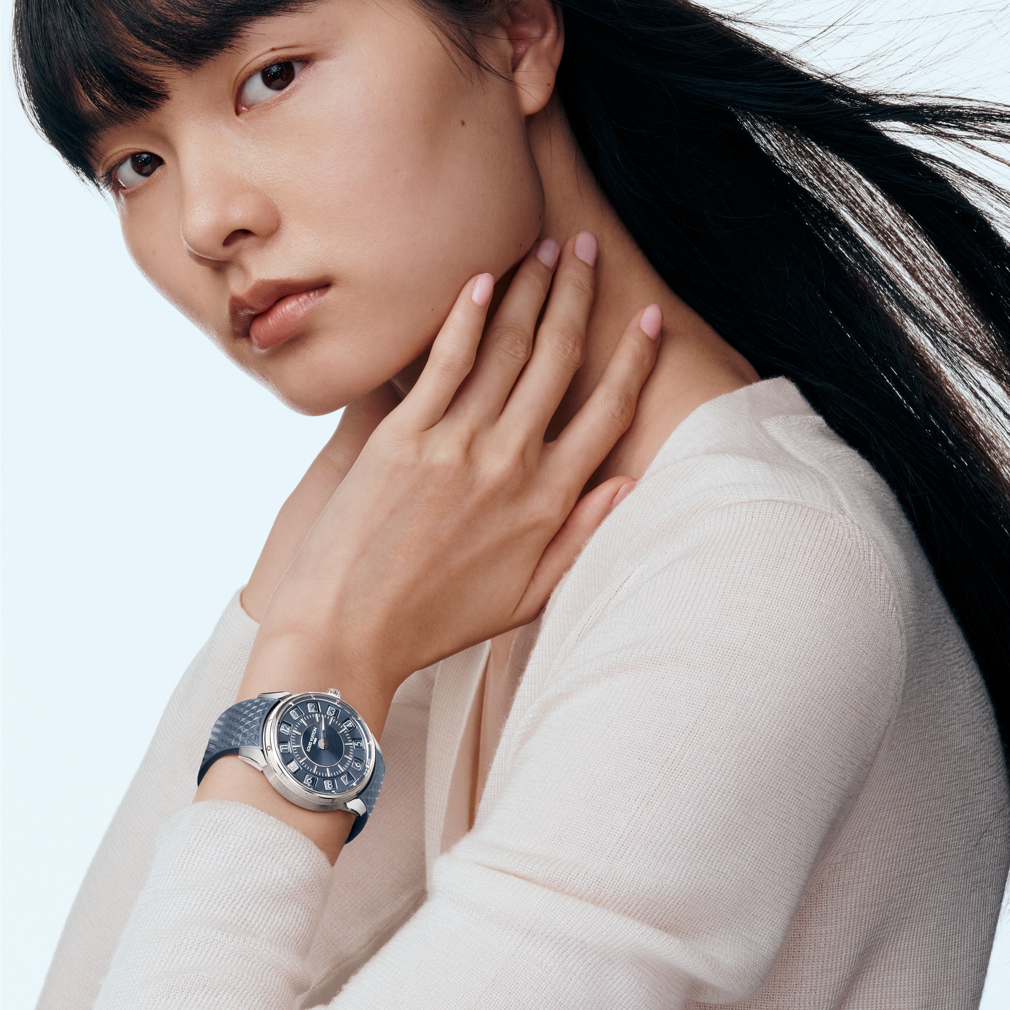 Tambour Taiko Spin Time, Automatic, 39.5mm, White gold - Watches - All ...