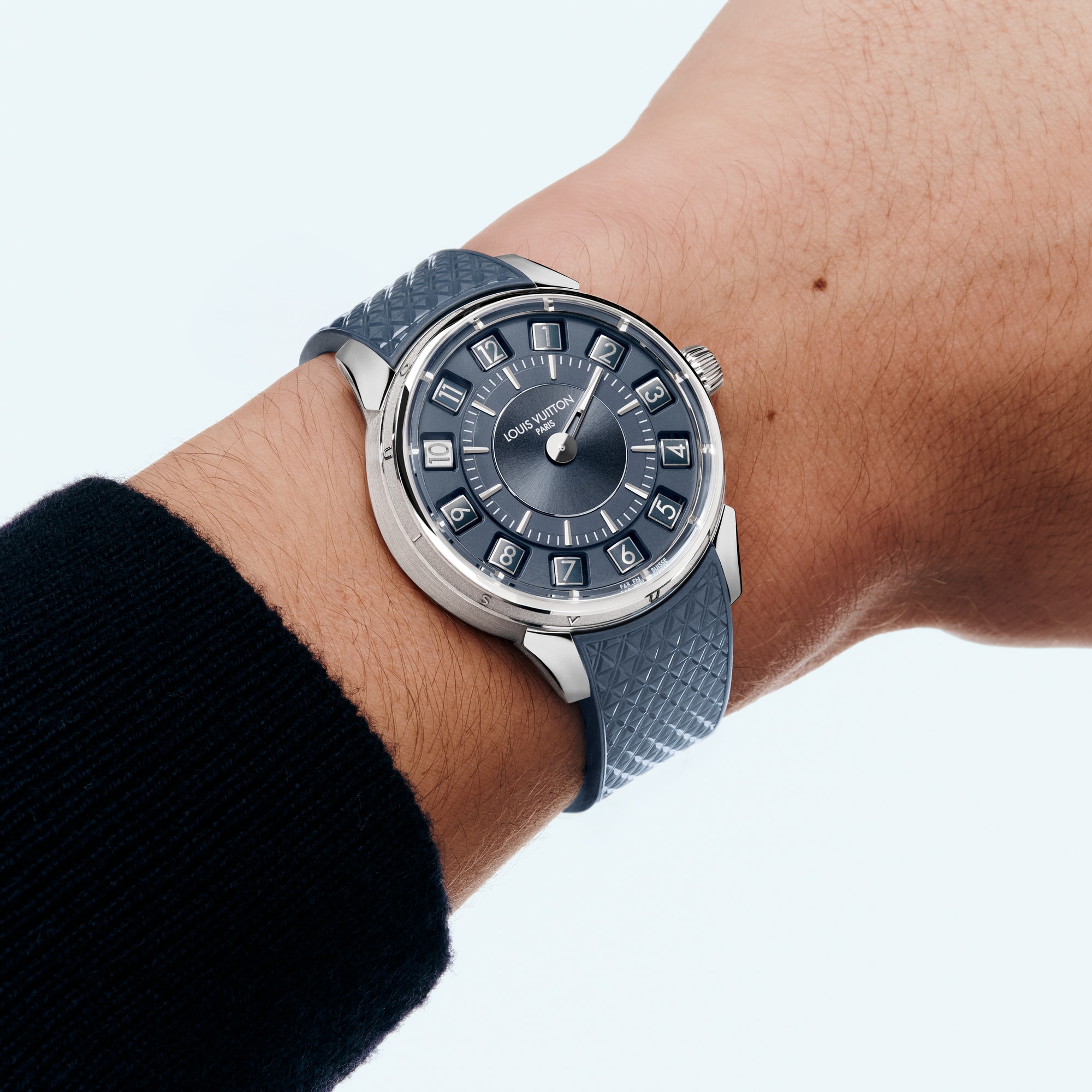 Tambour Taiko Spin Time, Automatic, 39.5mm, White gold - Watches - All ...