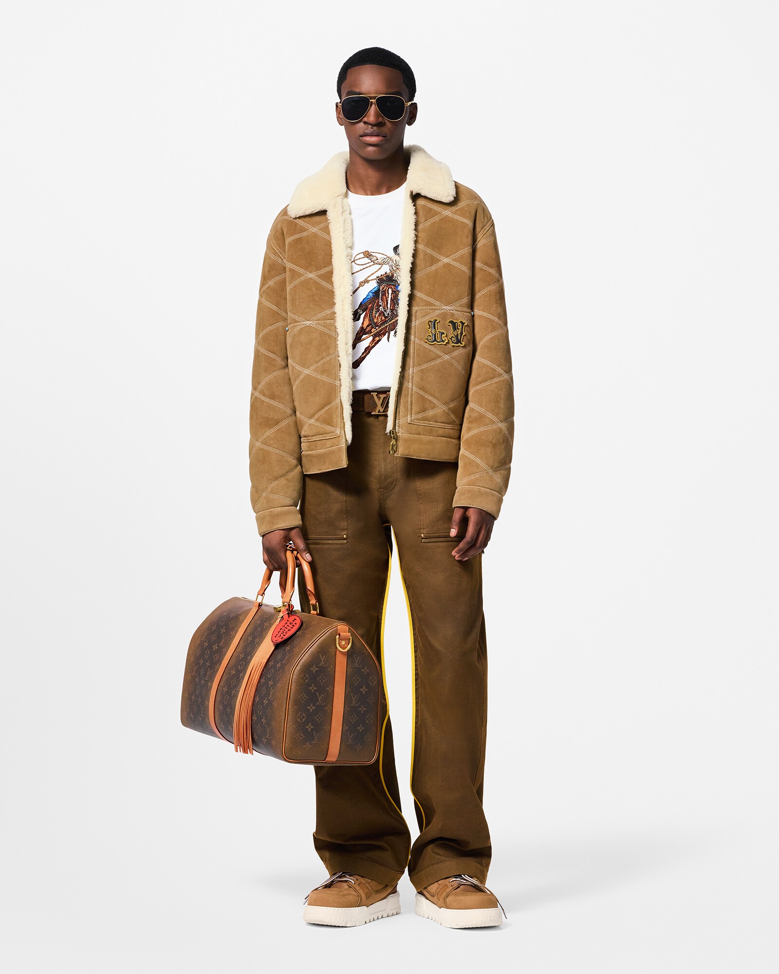 Graphic Embroidered Cotton T-Shirt - Men - Ready-to-Wear | LOUIS VUITTON