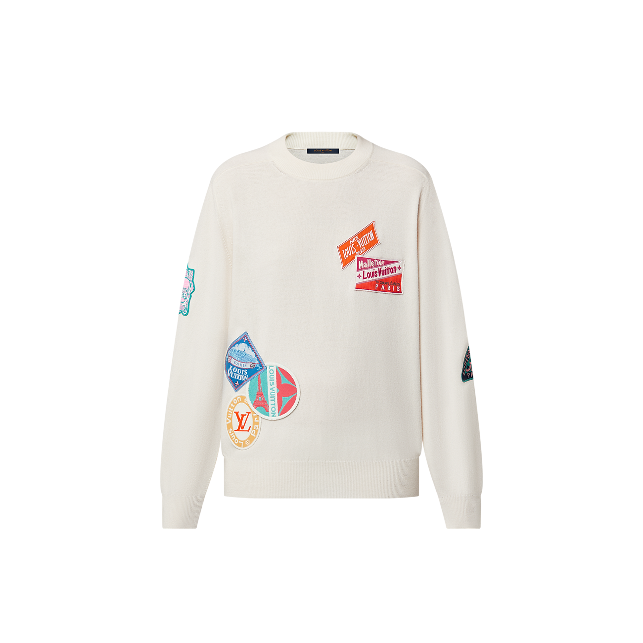 Travel Patch Cashmere Pullover - Women - Ready-to-Wear | LOUIS VUITTON