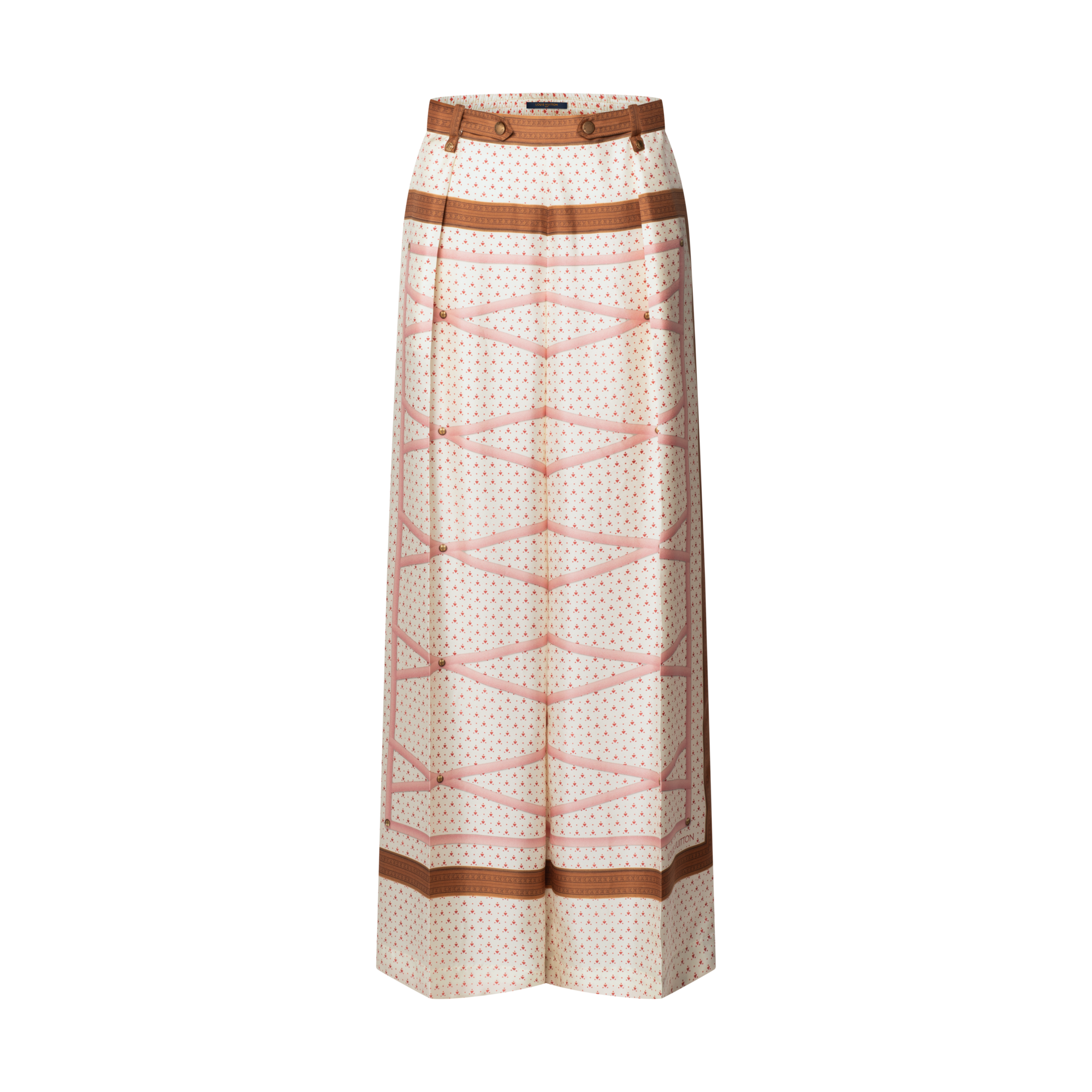Trunk Print Wide-Leg Pants - Women - Ready-to-Wear | LOUIS VUITTON
