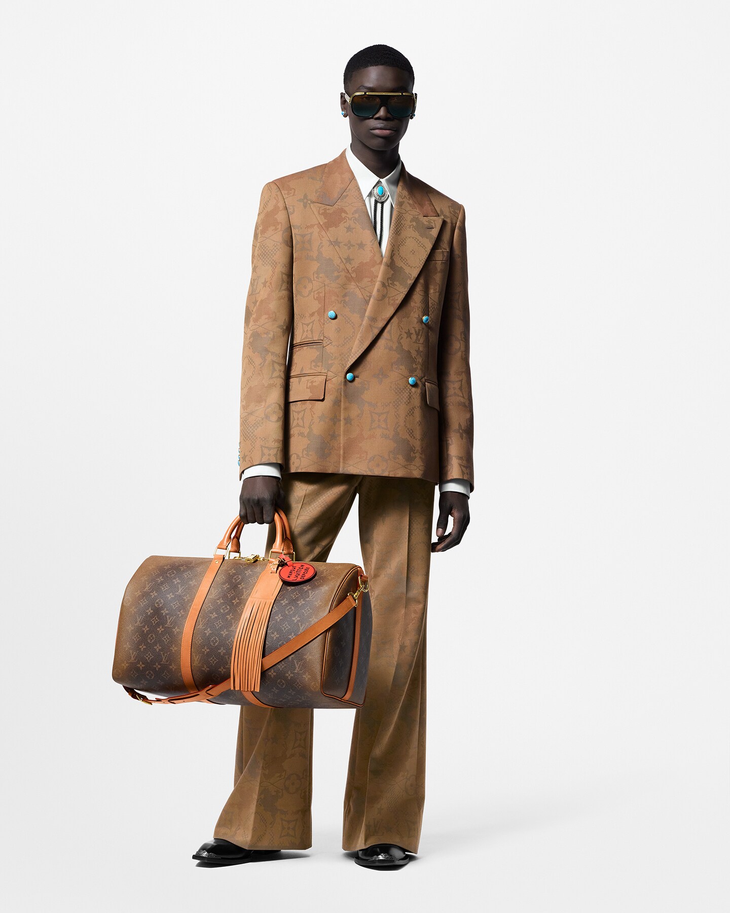 Double-Breasted Jacquard Wool Jacket - Men - Ready-to-Wear | LOUIS ...