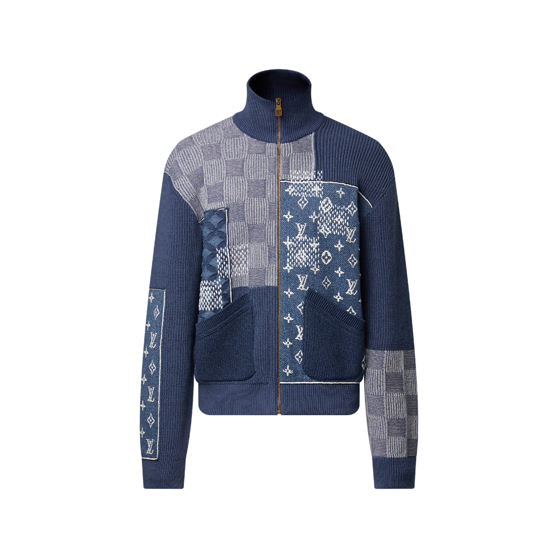 Zip Up Patchwork Tracktop - Men - Ready-to-Wear | LOUIS VUITTON